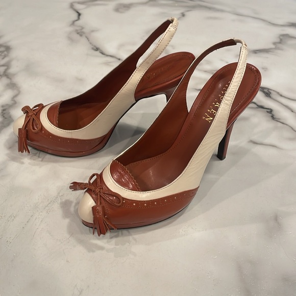 Ralph Lauren | Shoes | New Sz 75 Ralph Lauren Spectator Slingback ...